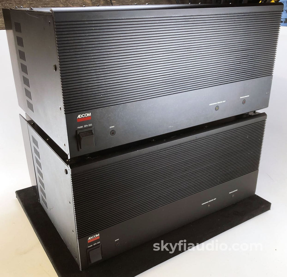 Adcom GFA-565 Monoblock Amplifiers - Serviced and Ready to Rock!