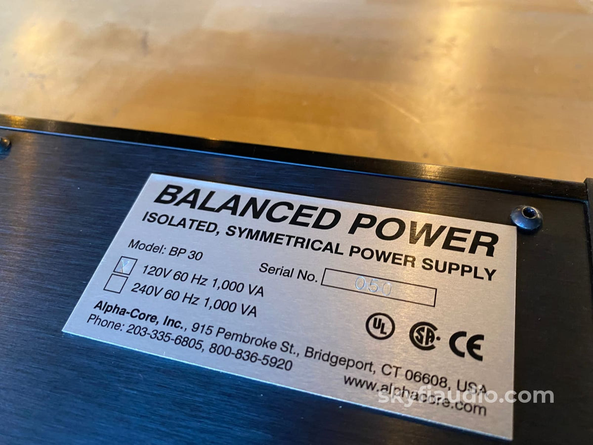 Alpha-Core BP30 Balanced & Symmetrical Power Conditioner - Dick Sequer