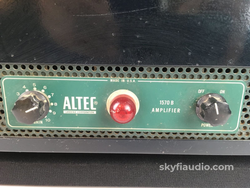 Altec 1570B Tube Monoblock Amplifier Pair – SkyFi Audio