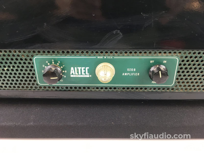 Altec 1570B Tube Monoblock Amplifier Pair – SkyFi Audio