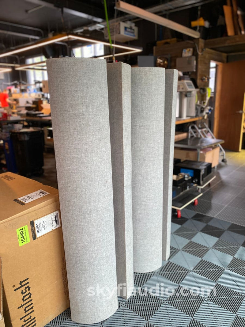 ASC Quarter Round Corner Tube Traps - 5ft tall w/8" Radius - Set of Fo