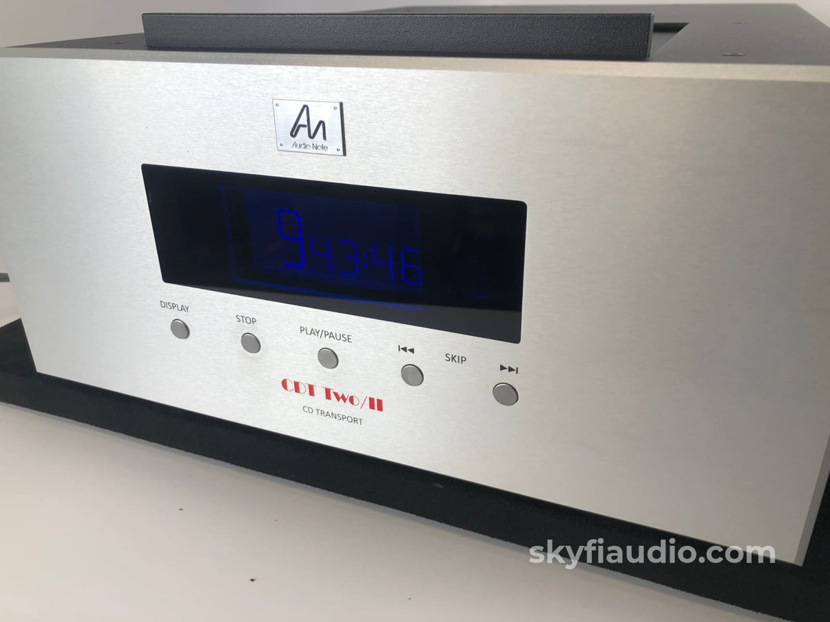 Audio Note CDT Two/II CD Transport - Top Loading! Complete with Box, R