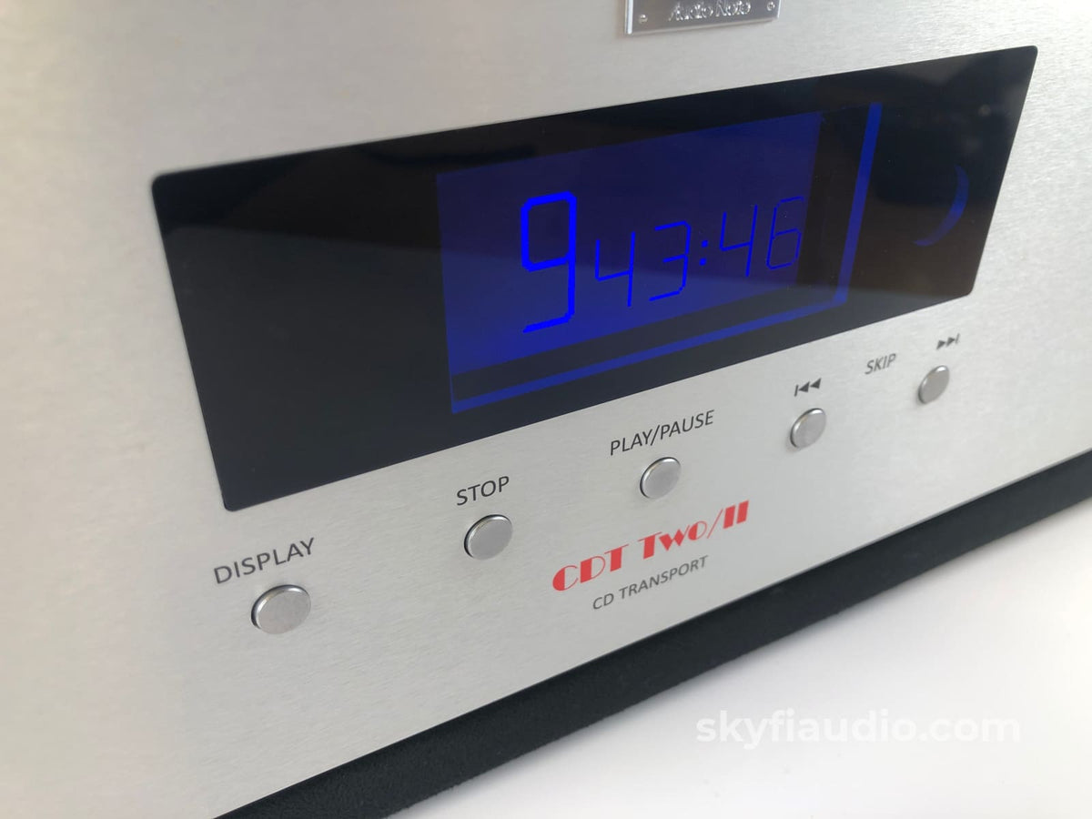 Audio Note CDT Two/II CD Transport - Top Loading! Complete with Box, R