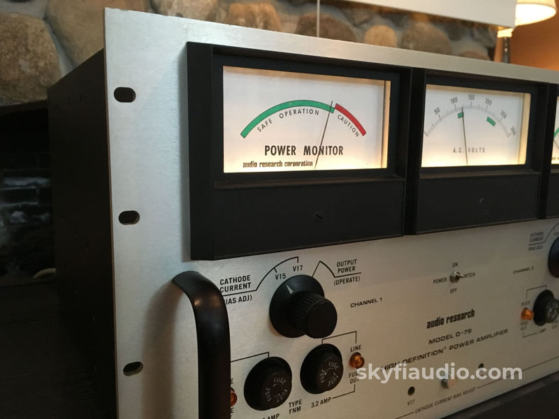 Audio Research D-79 Tube Amplifier – SkyFi Audio