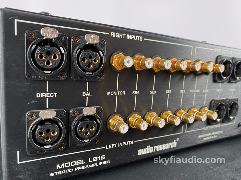 Audio Research LS15 Tube Preamplifier - Complete Package Set – SkyFi Audio
