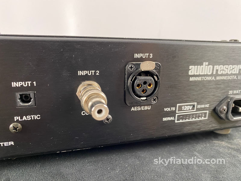 Audio Research Model DAC5, Digital to Analog Converter, 20-Bit Resolut ...