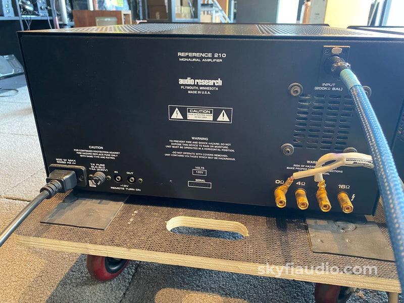 Audio Research Reference 210 Tube Monoblock Amplifiers – SkyFi Audio