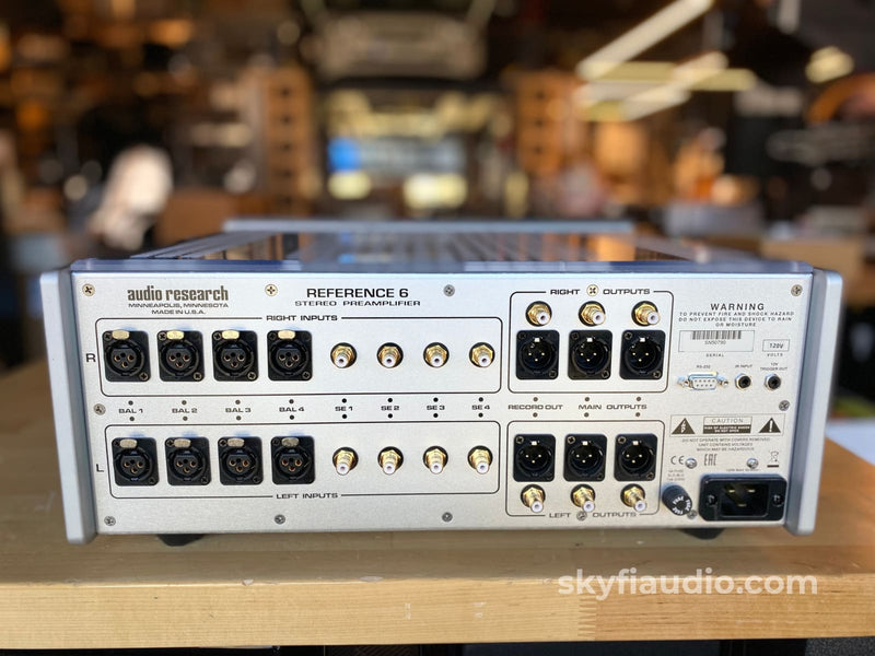 Audio Research Reference 6 REF6 Tube Preamp - Complete and Barely Used ...