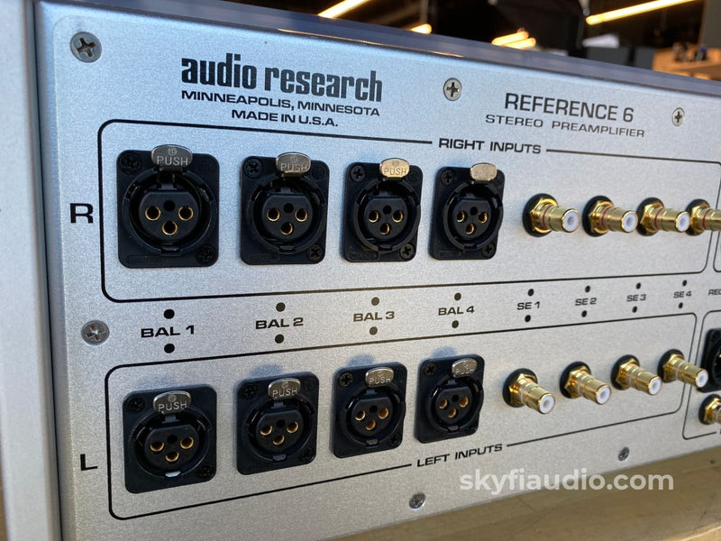 Audio Research Reference 6 REF6 Tube Preamp - Complete and Barely Used ...