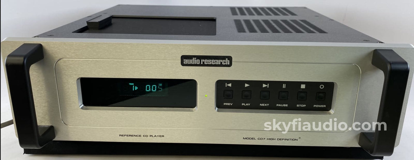 Audio Research Reference CD7 VACUUM TUBE CD Player!
