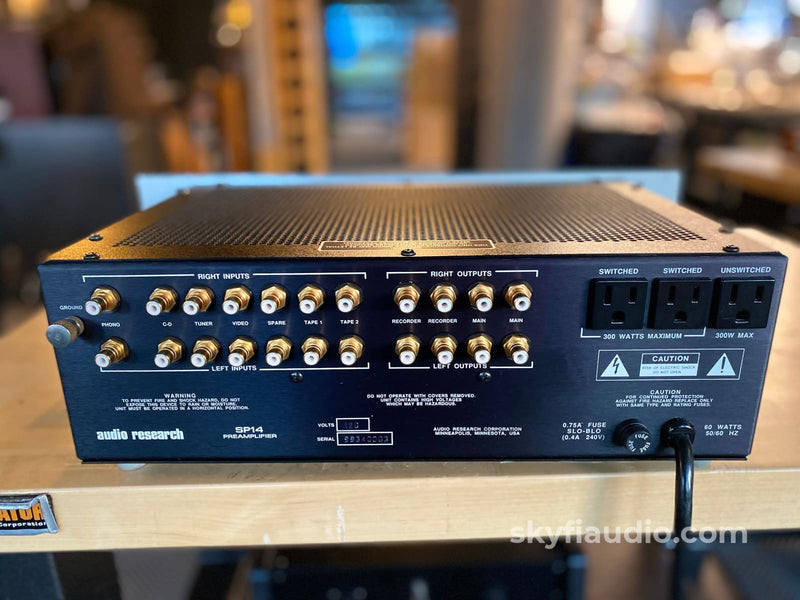 Audio Research SP14 Hybrid Vintage Preamplifier with Phono