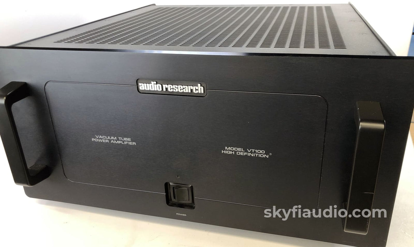 Audio Research VT100 MKII Vintage 100W Tube Amplifier - Black Faceplat