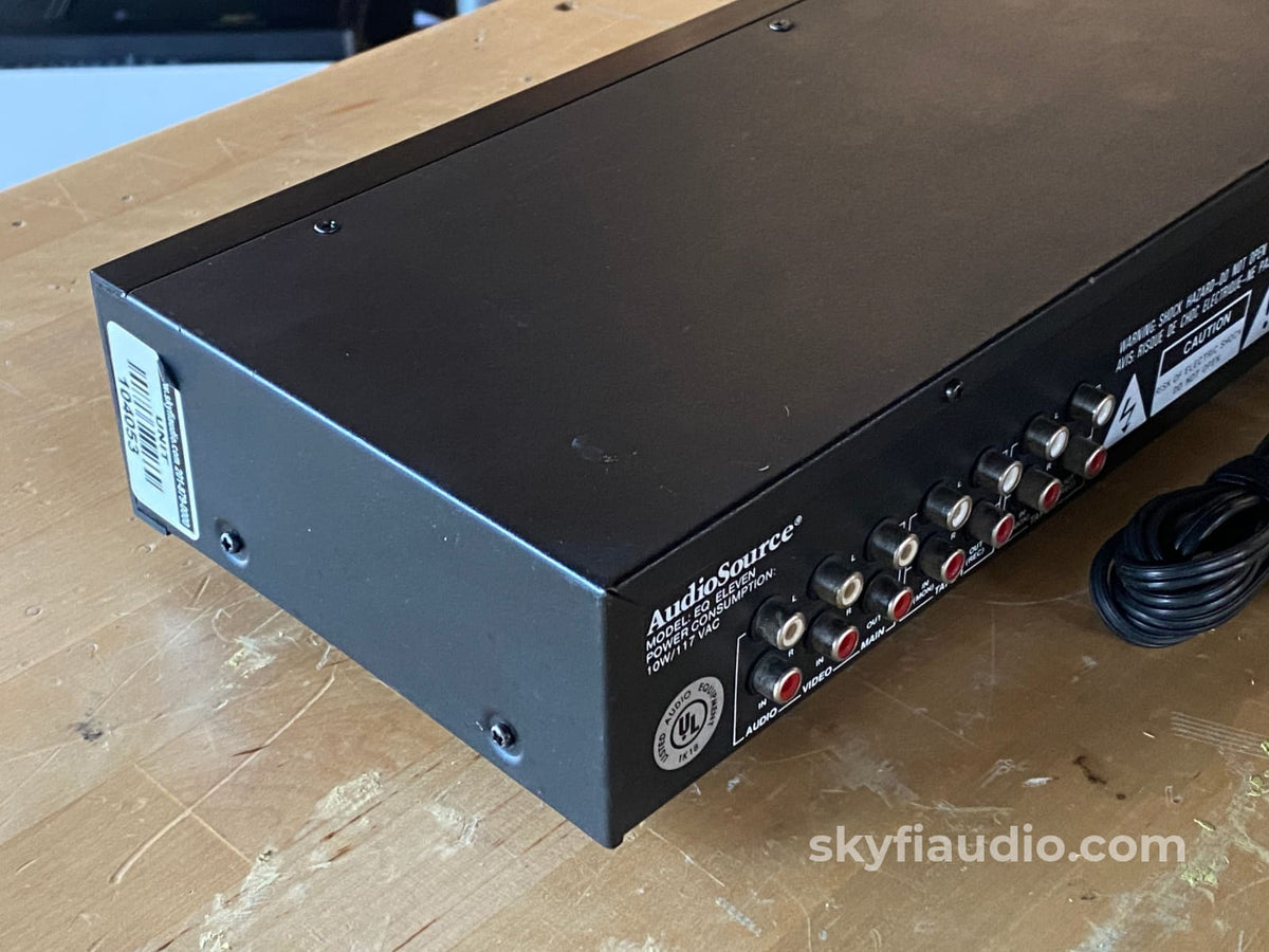 AudioSource EQ 11 Vintage 10-Band Graphic Equalizer w/Spectrum Analyze