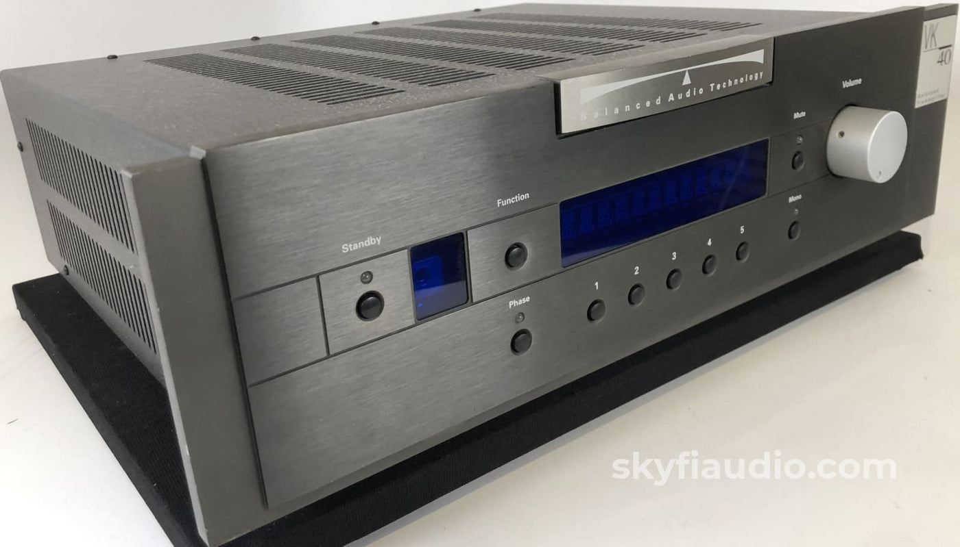 BAT (Balanced Audio Technology) VK-40 Solid State Preamp with Optional