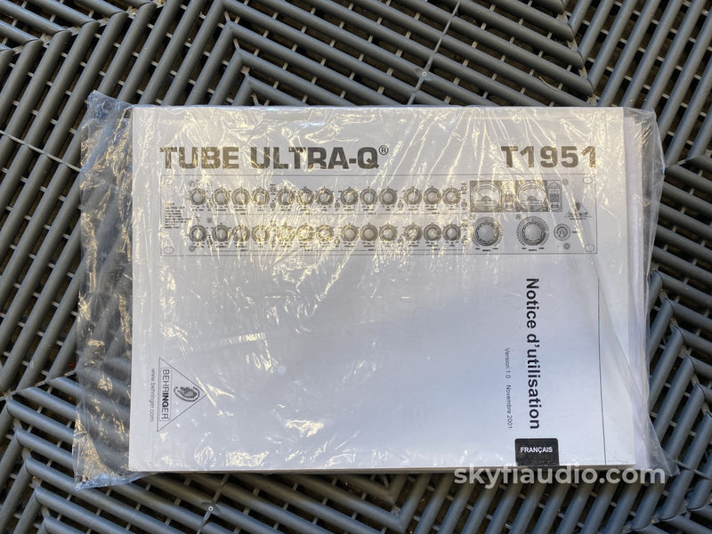 Behringer T1951 Tube Ultra-Q Equalizer - New in Box – SkyFi Audio