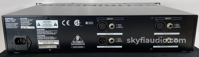 Behringer T1951 Tube Ultra-Q Equalizer - New in Box – SkyFi Audio