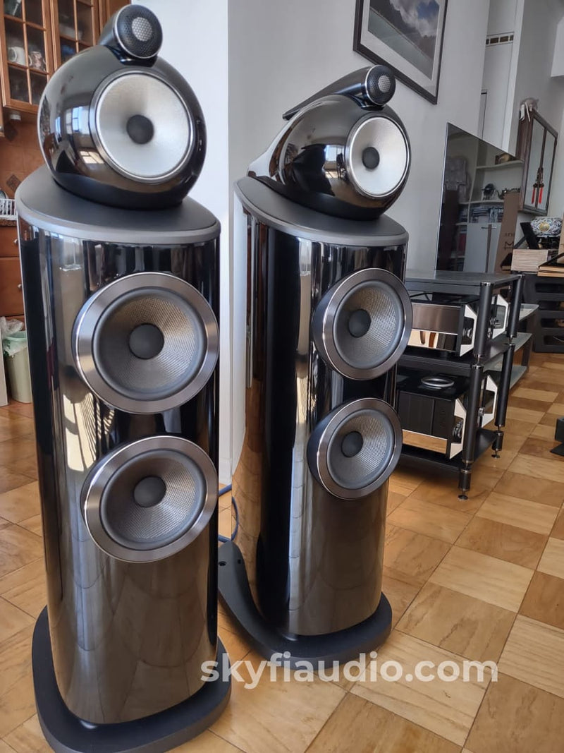 Bowers & Wilkins 803 D4 Speakers, Current Generation, Like New & Compl