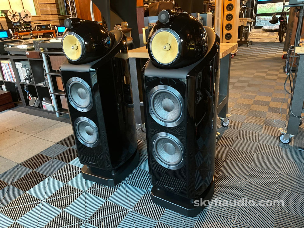Bowers & Wilkins Nautilus 802D2 Full Range Speakers, Complete