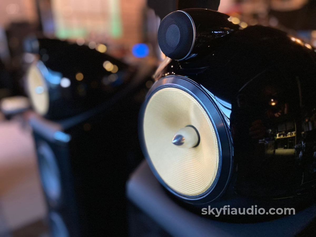 Bowers & Wilkins Nautilus 802D2 Full Range Speakers, Complete
