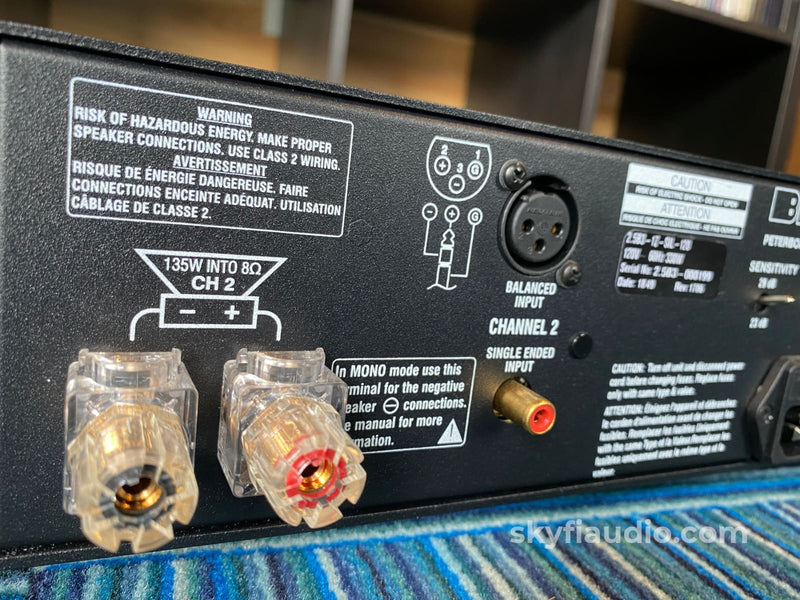 Bryston 2.5B³ Cubed Balanced Stereo/Dual-Mono Power Amplifier