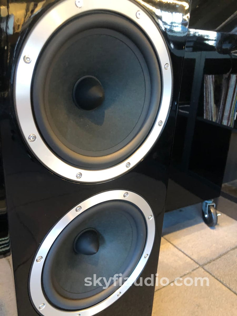 B&W (Bowers & Wilkins) CM9 Floorstanding Speakers In Gloss Black – SkyFi Audio