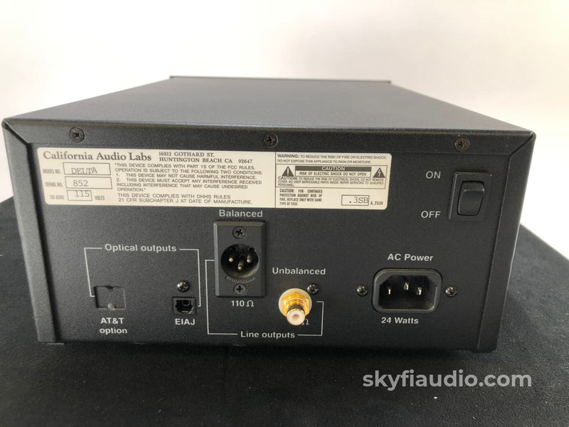 CAL (California Audio Labs) Delta HD-CD Transport – SkyFi Audio