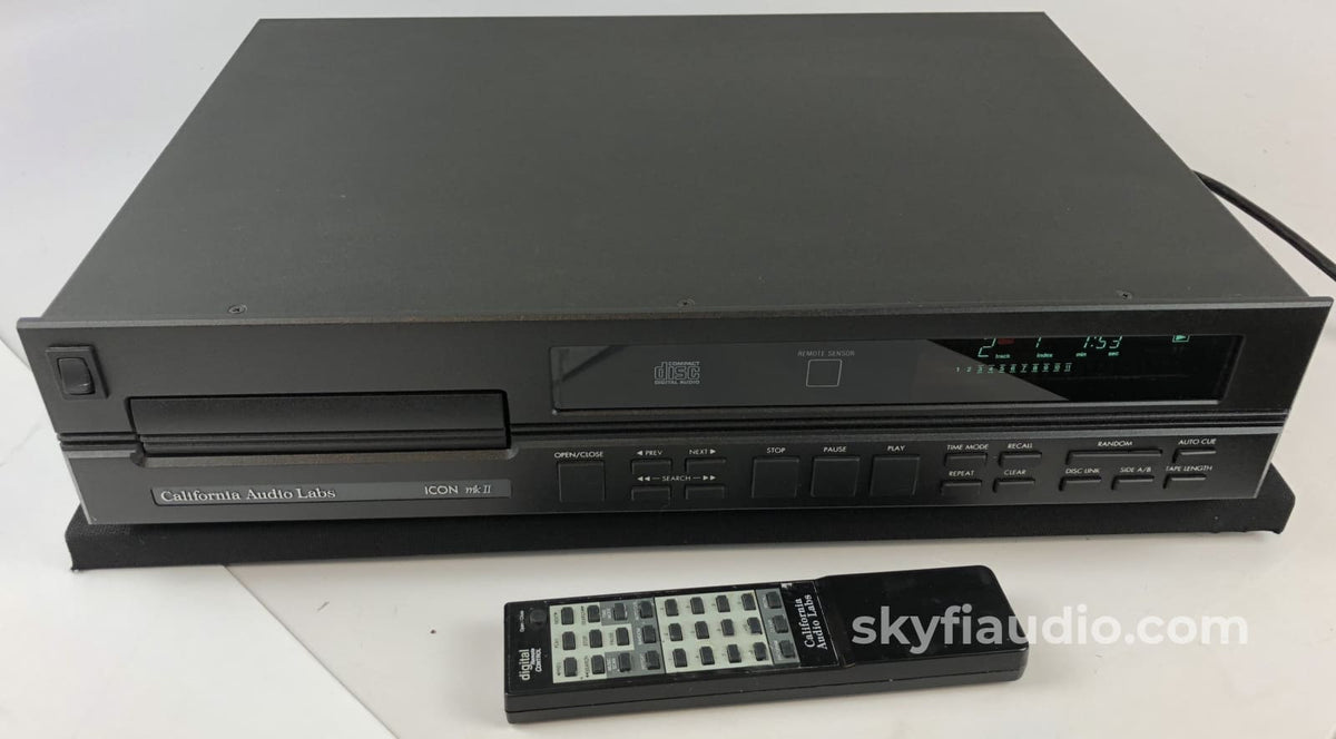 California Audio Labs Icon MKII CD Player - With Remote and Manual