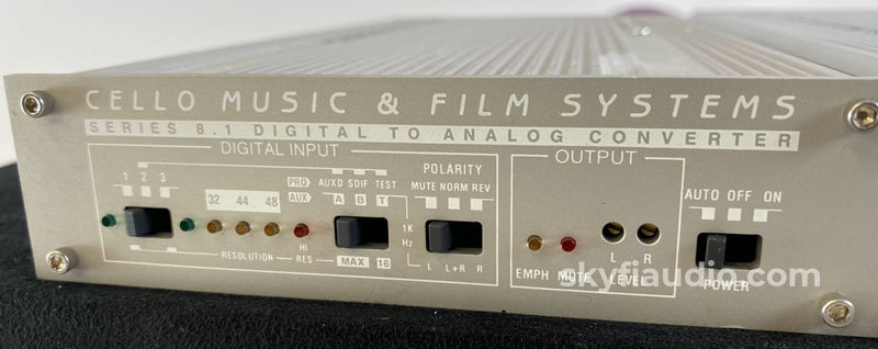 Cello Music and Film Systems Series 8.1 DAC - Rev C - with PS-1000 Pow ...