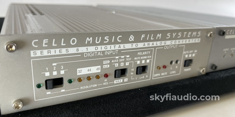 Cello Music and Film Systems Series 8.1 DAC - Rev C - with PS-1000 Pow ...