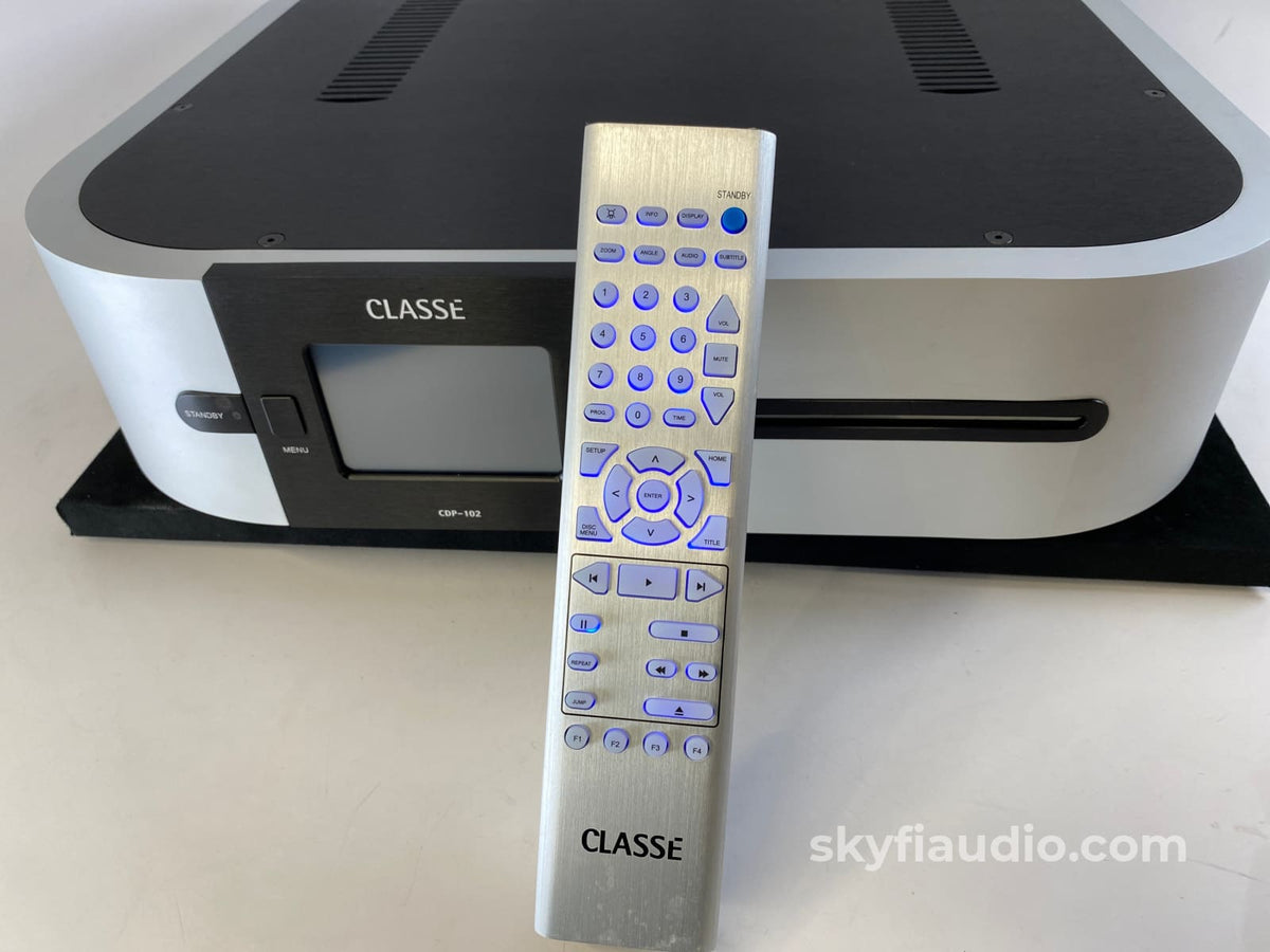 Classe Audio CDP-102 CD Player With Remote