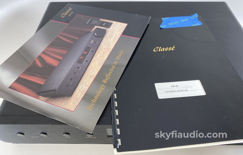 Classe Audio CP-50 Remote Control Balanced Preamplifier – SkyFi Audio
