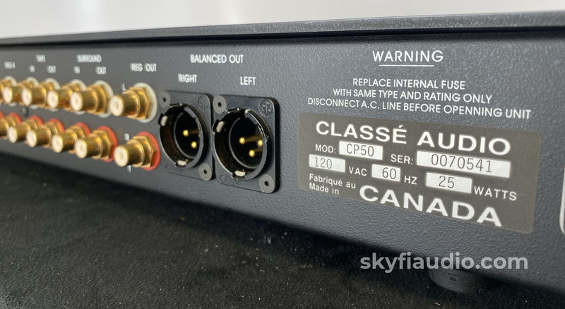Classe Audio CP-50 Remote Control Balanced Preamplifier – SkyFi Audio