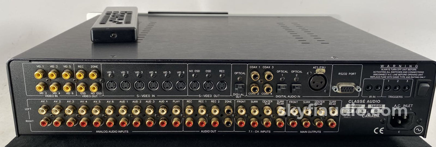 Classe Audio SSP-30 Preamplifier/Processor