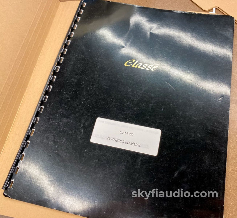 Classe CAM-350 Monoblock Amplifiers - 350W - Made in Canada – SkyFi Audio