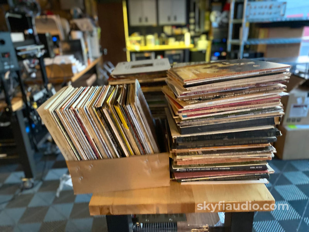 Classical Vinyl Record Collection Featuring 300+ Titles - Local Pickup