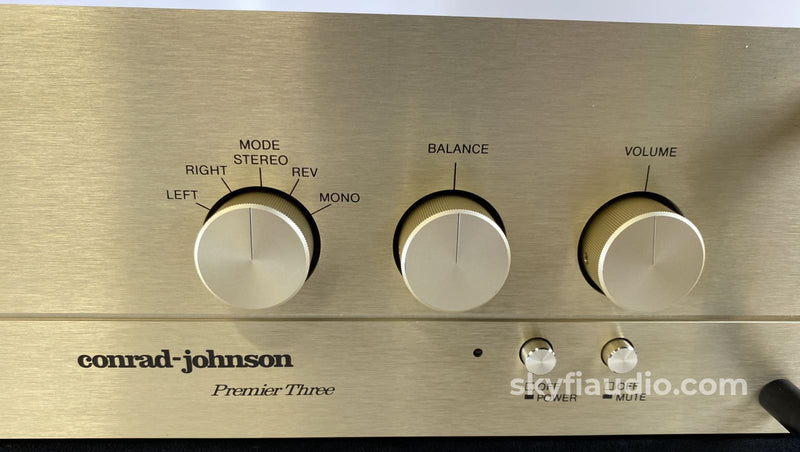 Conrad-Johnson - Premier Three Tube Preamp with Phono Stage - Fully Se ...