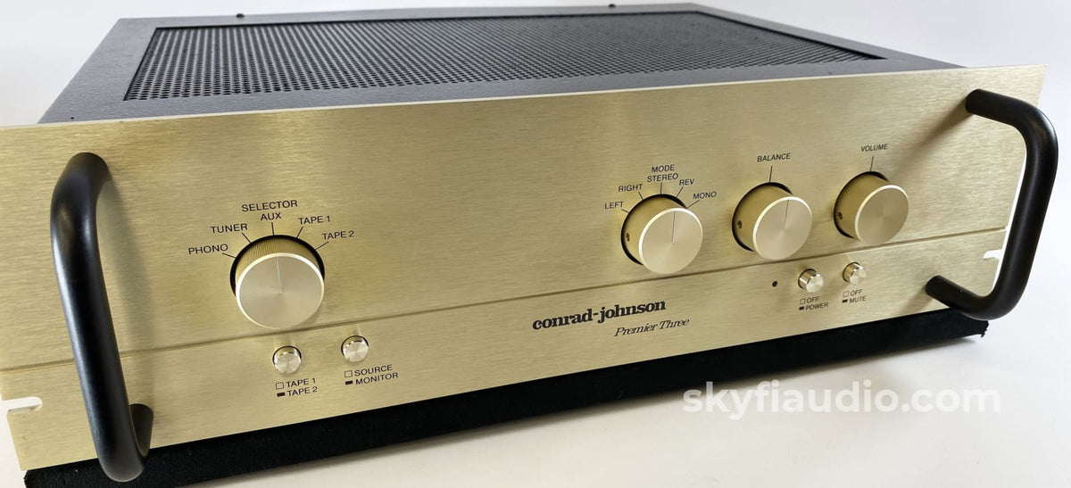 Conrad-Johnson - Premier Three Tube Preamp with Phono Stage - Fully Se