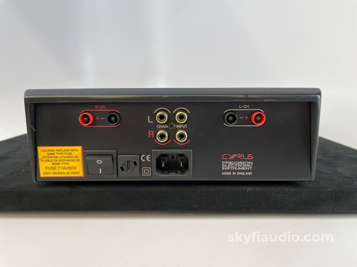 Cyrus Stereo Power Amplifier, 220V Only