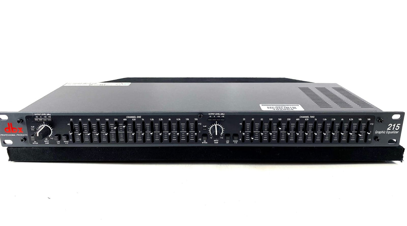 dbx 215 - Dual-Channel 15-Band Graphic Equalizer Like New In Original