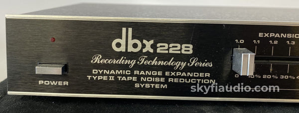 dbx 228 Dynamic Range Expander/Tape Noise Reduction System – SkyFi Audio
