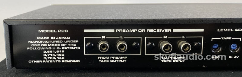 dbx 228 Dynamic Range Expander/Tape Noise Reduction System