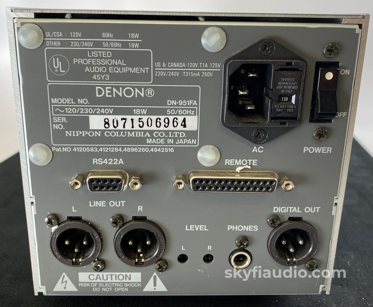 Denon DN-951FA Professional Broadcast Quality CD Player - NEW in Box!