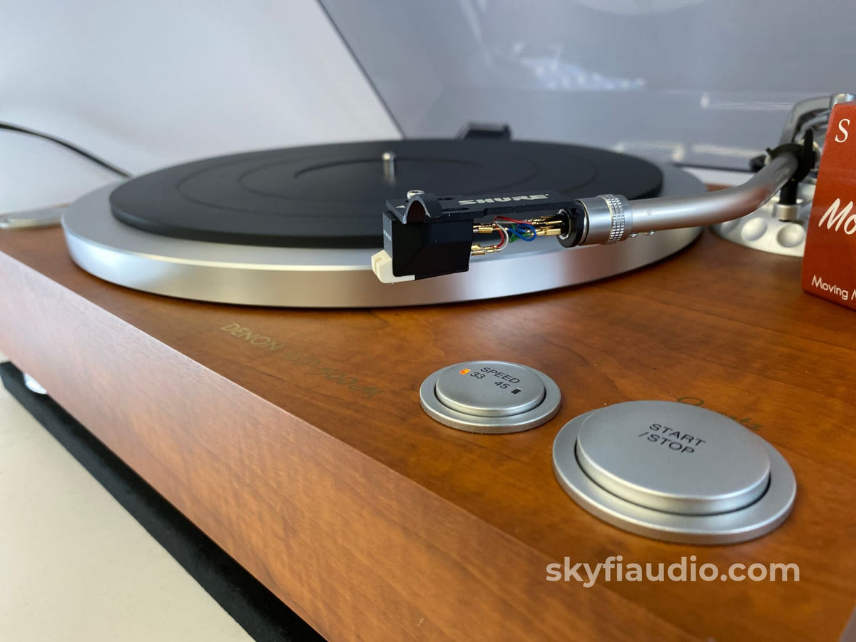 Denon DP-500M Turntable with New Sumiko Cartridge - RARE Japanese Mark