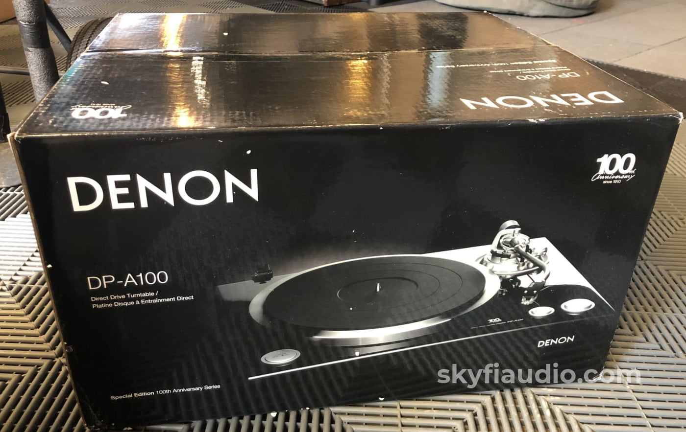 Denon DP-A100 - 100th Anniversary Limited Edition Turntable NEW - Seal