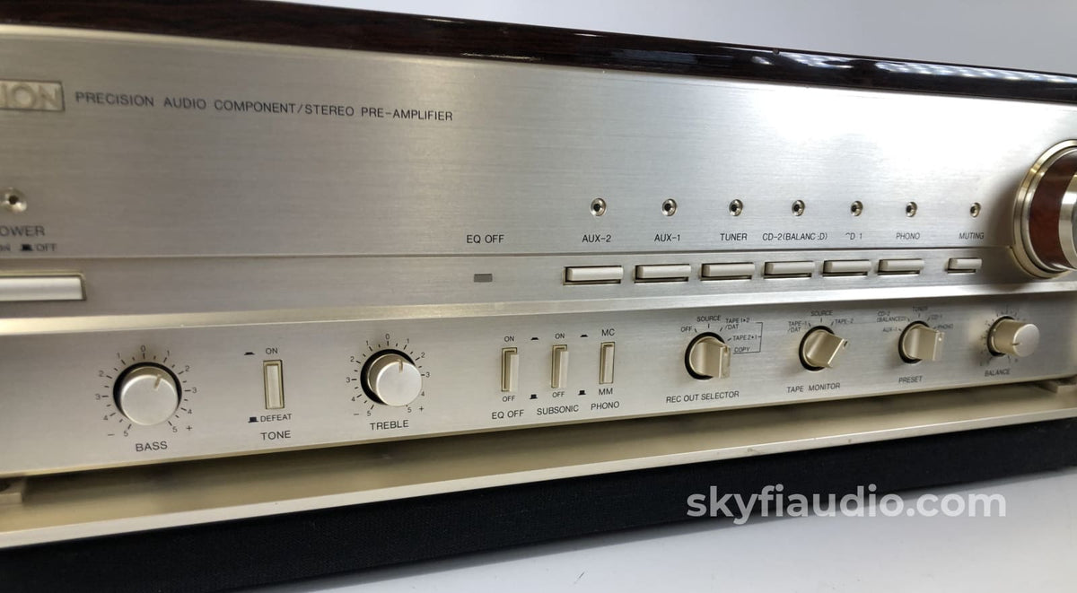 Denon PRA-2000RG - Reference Gold Limited Edition Preamp with Phono