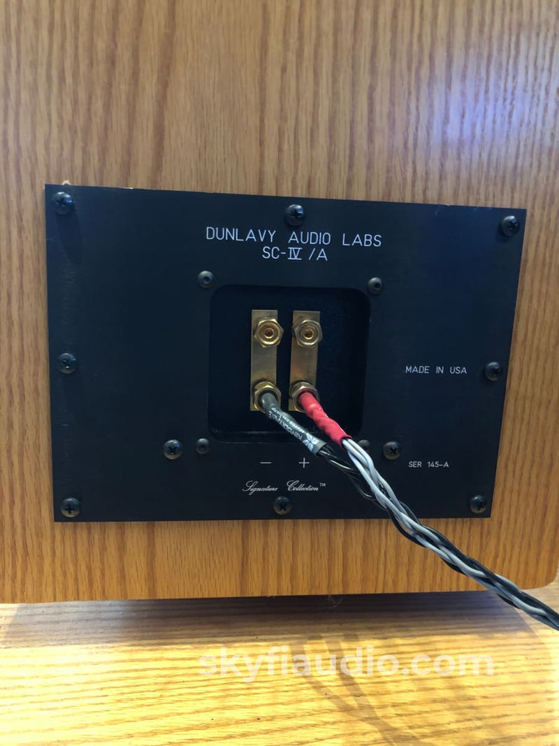 Dunlavy Audio Laboratories SC-IV/A Loudspeakers - Signature Collection – SkyFi Audio