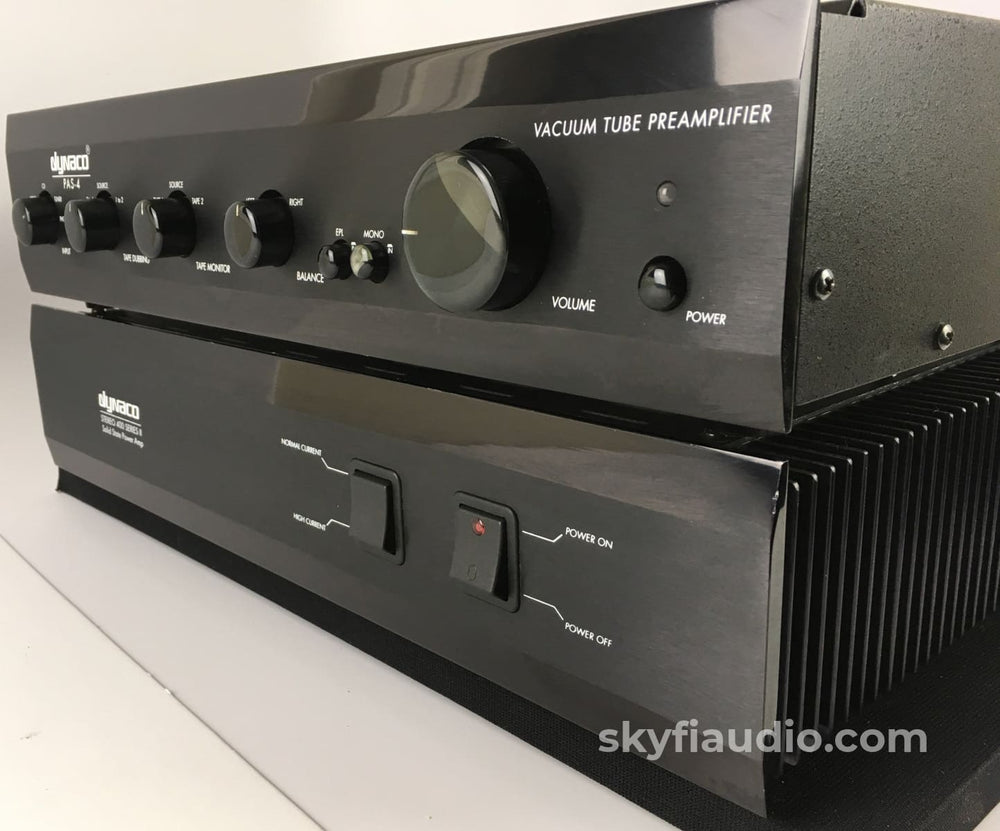 Dynaco PAS-4 Tube Preamp and Stereo 400 Series II Solid State Amp Comb