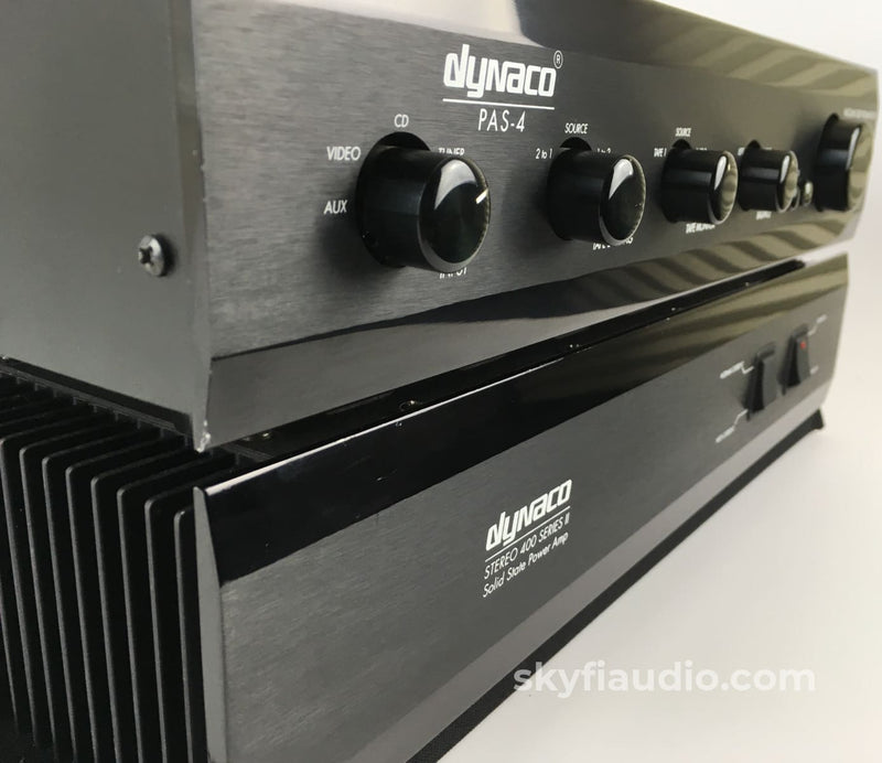 Dynaco PAS-4 Tube Preamp and Stereo 400 Series II Solid State Amp Comb