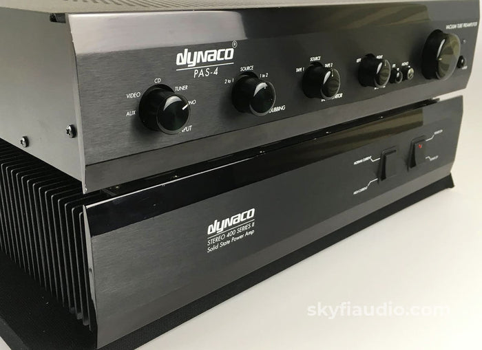 Dynaco PAS-4 Tube Preamp and Stereo 400 Series II Solid State Amp Comb