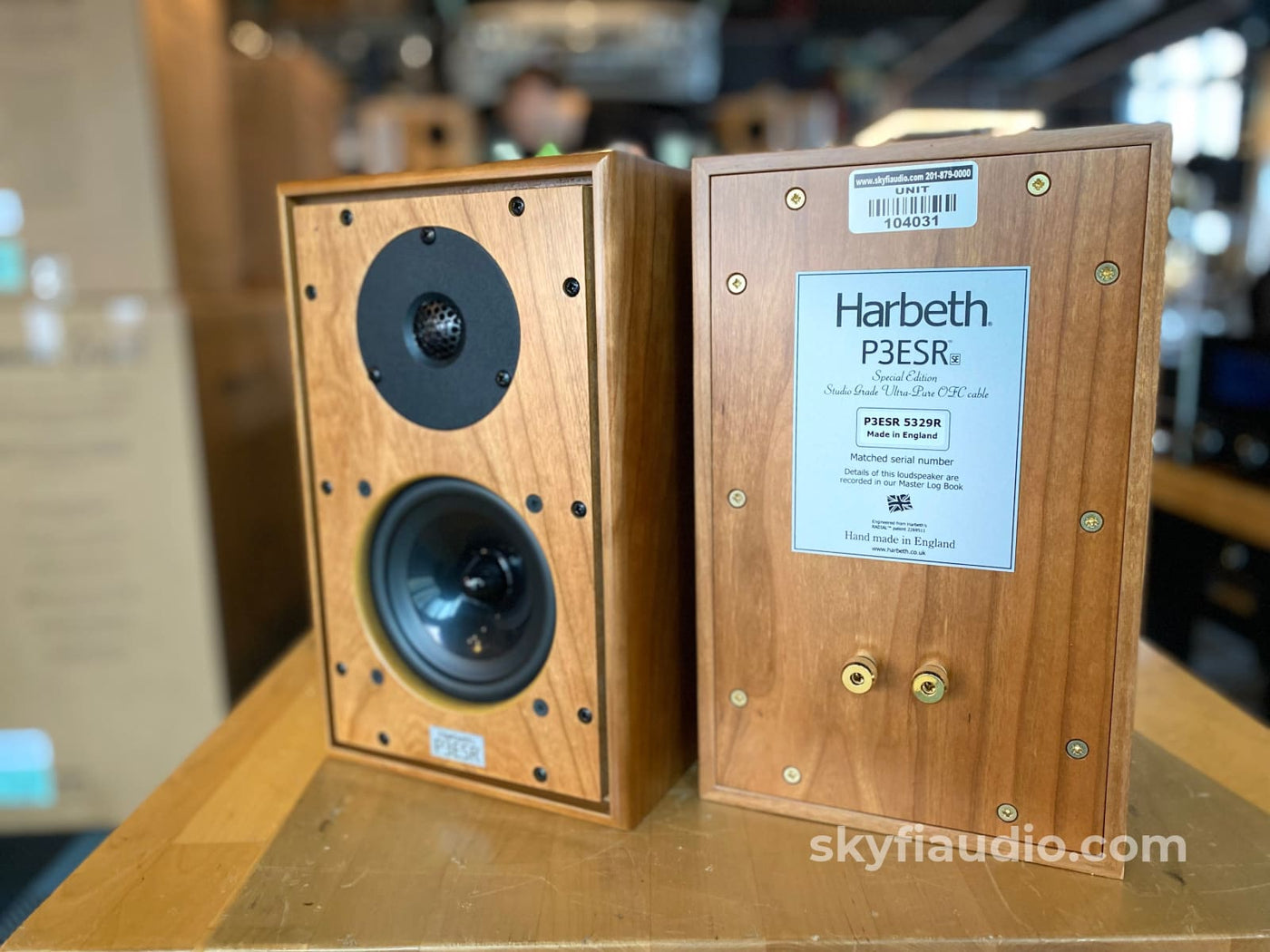 Harbeth P3ESR SE (Special Edition) Bookshelf Speakers, Like new and Sw